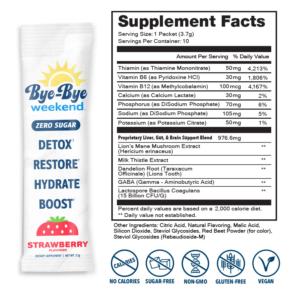 Bye-Bye Weekend Drink Mix