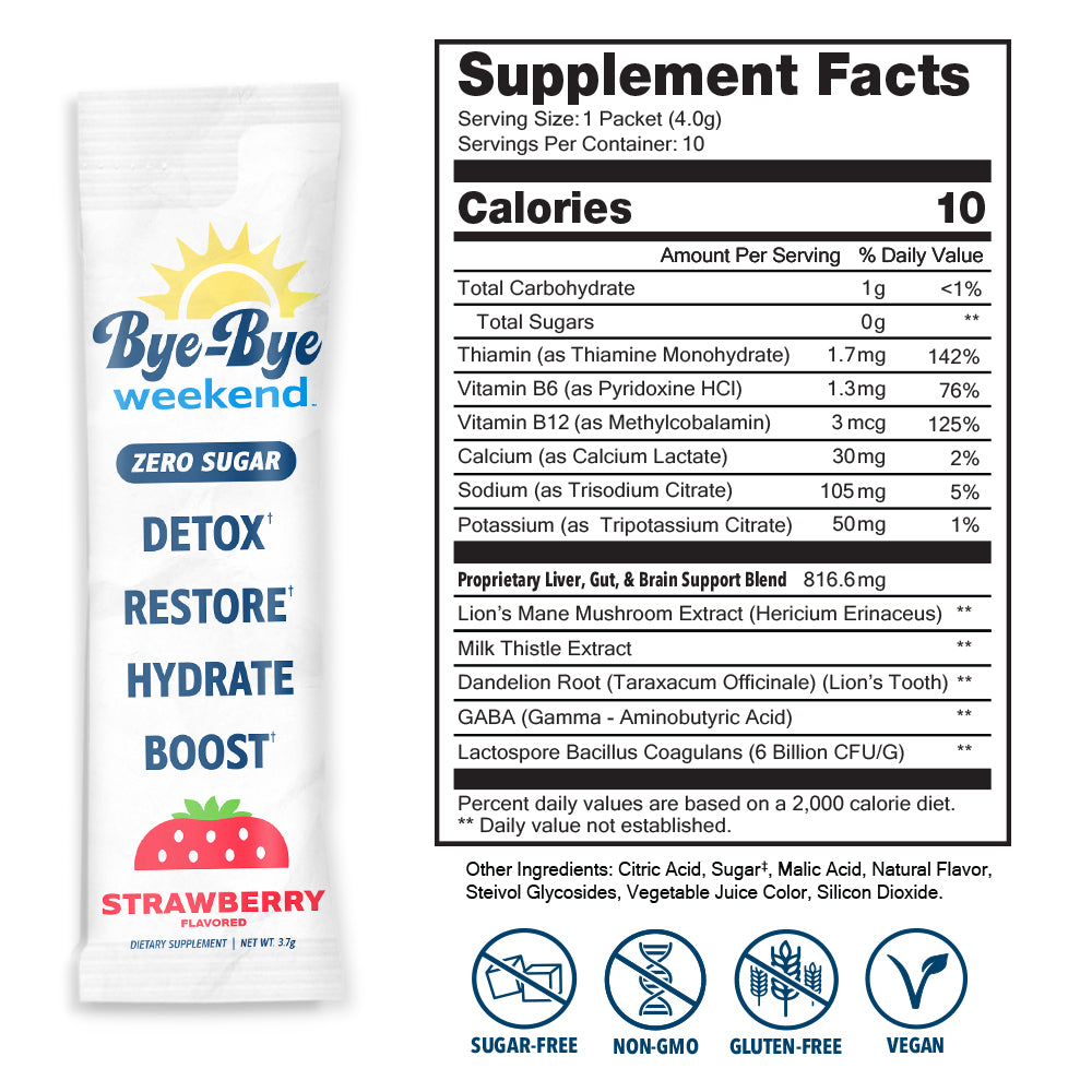 Bye-Bye Weekend Drink Mix
